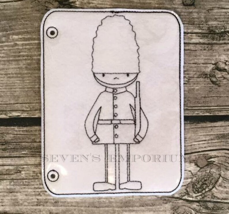 British Royal Guard in the Hoop Doodle-it Coloring Page - Etsy