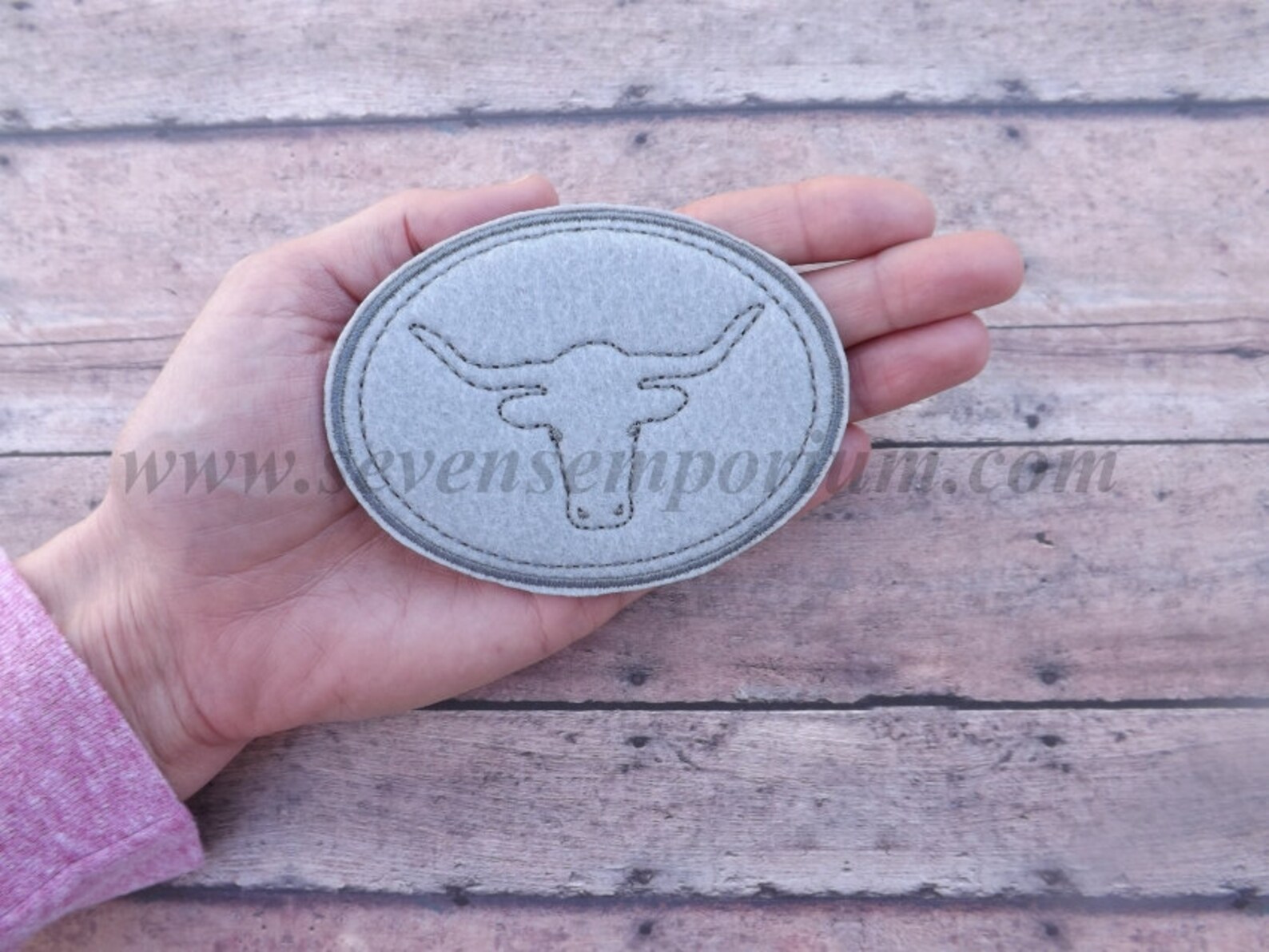 Bull Buckle in the Hoop Machine Embroidery Design - Etsy