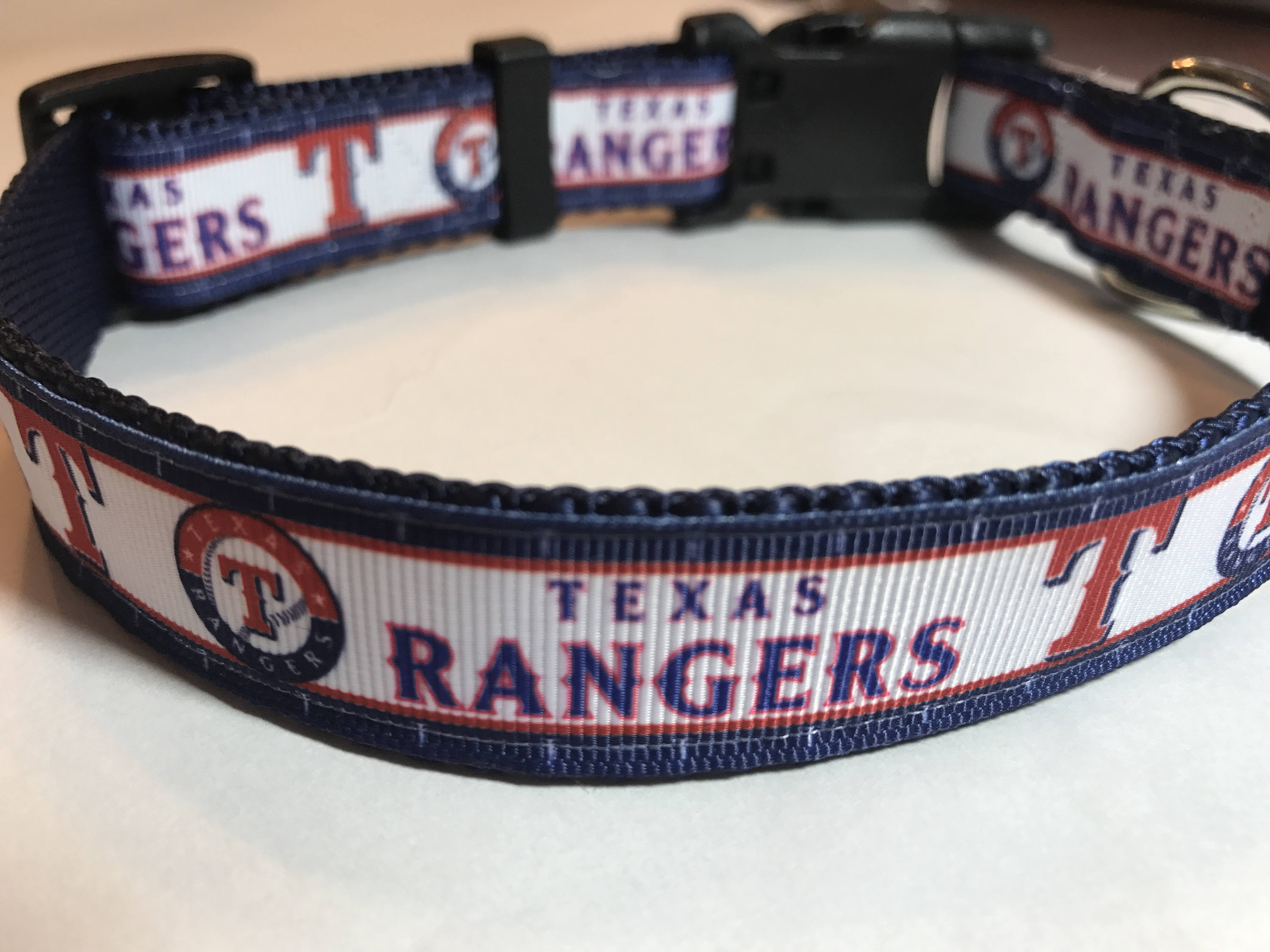 Texas Rangers Dog Collar - Etsy
