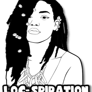 Locs of Love Coloring Pages - Etsy