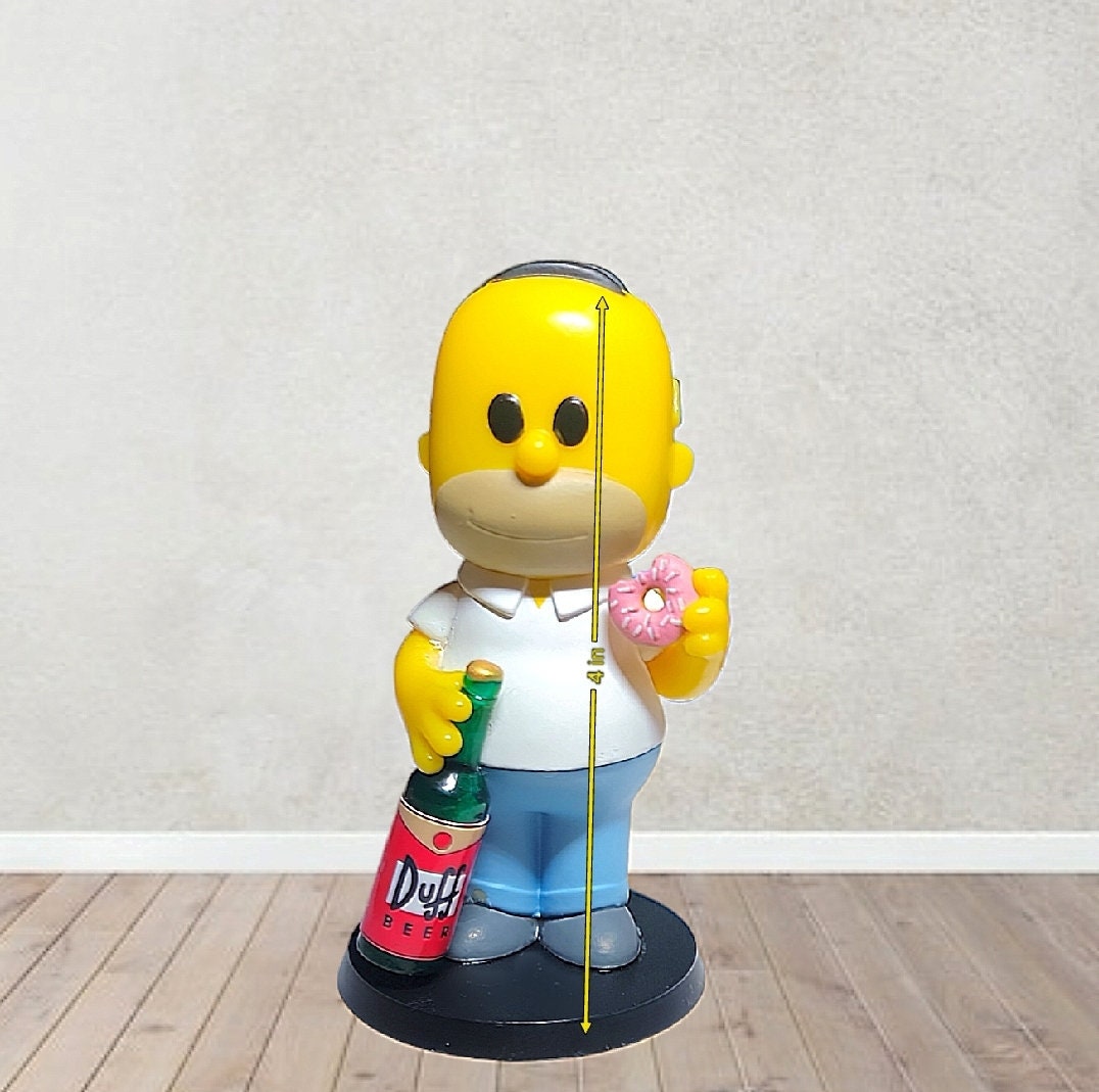 Homer Simpson From the Simpsons Holding a Bottle of Duff Beer Alcohol ...