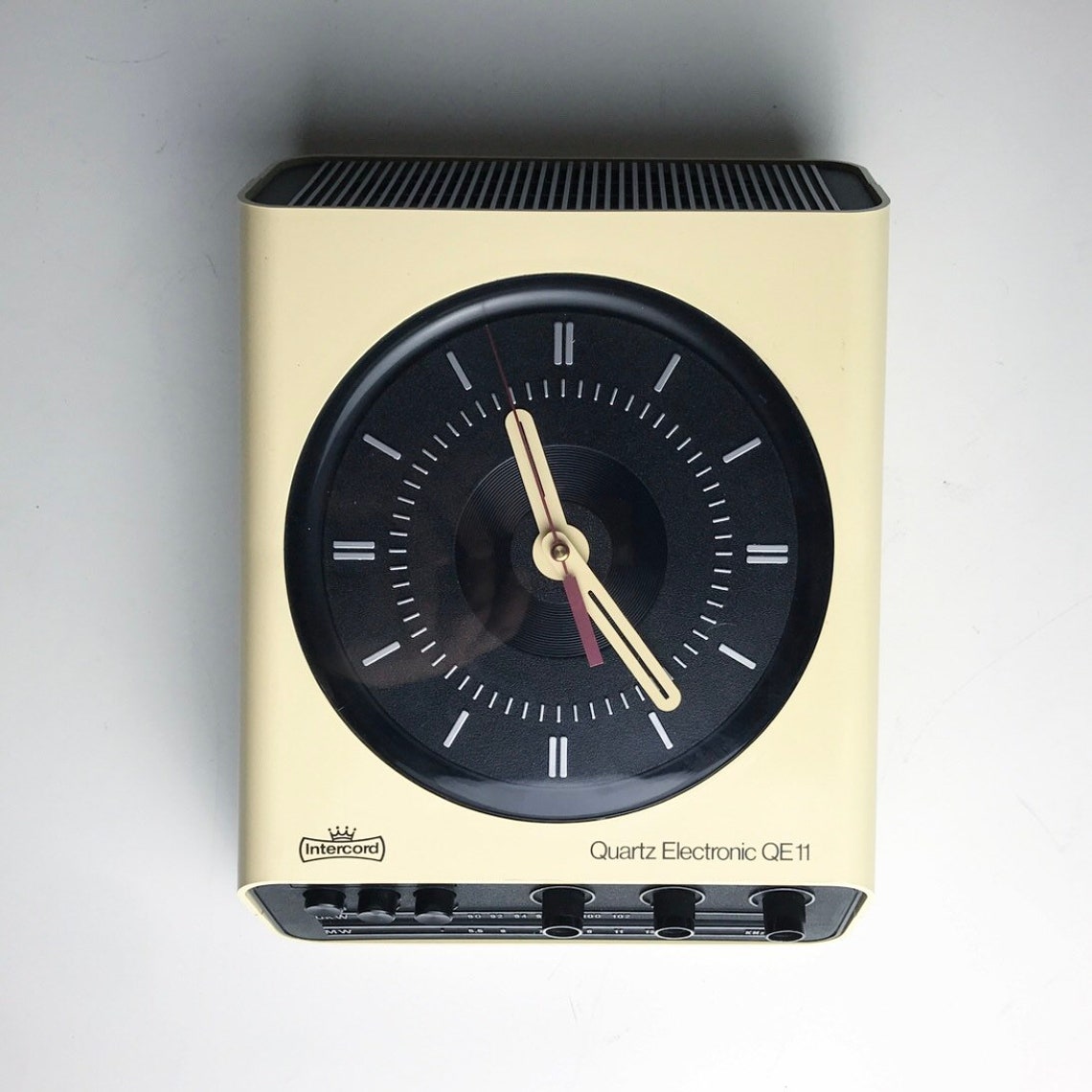 Radio Clock Made by Intercord Germany 1970s. - Etsy