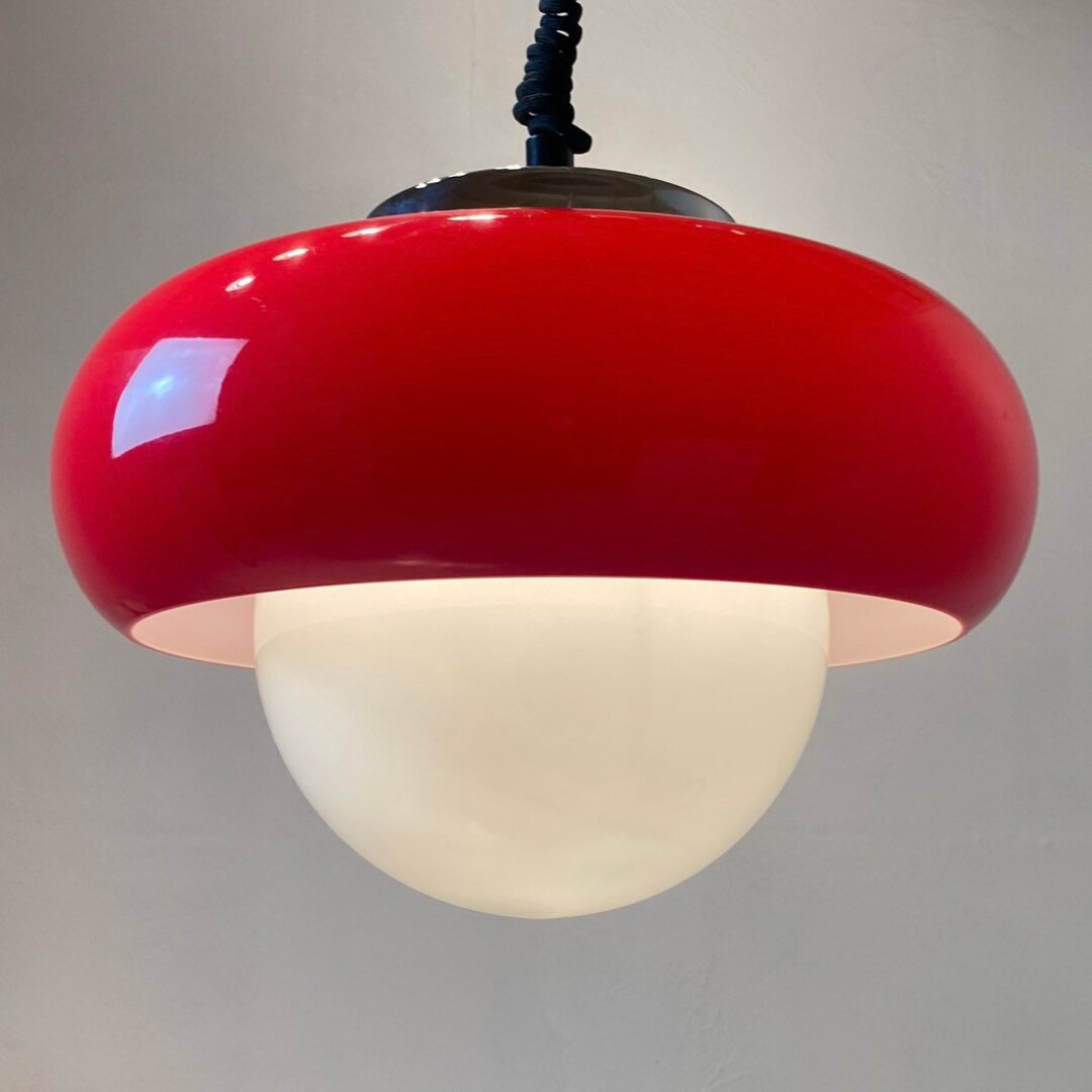 Opaline Glass Ceiling Light by Meblo, Slovenia 1970s – Midcentury ...