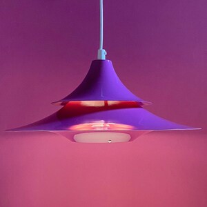 Vintage Pagode Purple Ceiling Light by Lyskaer, Denmark 1970s. - Etsy