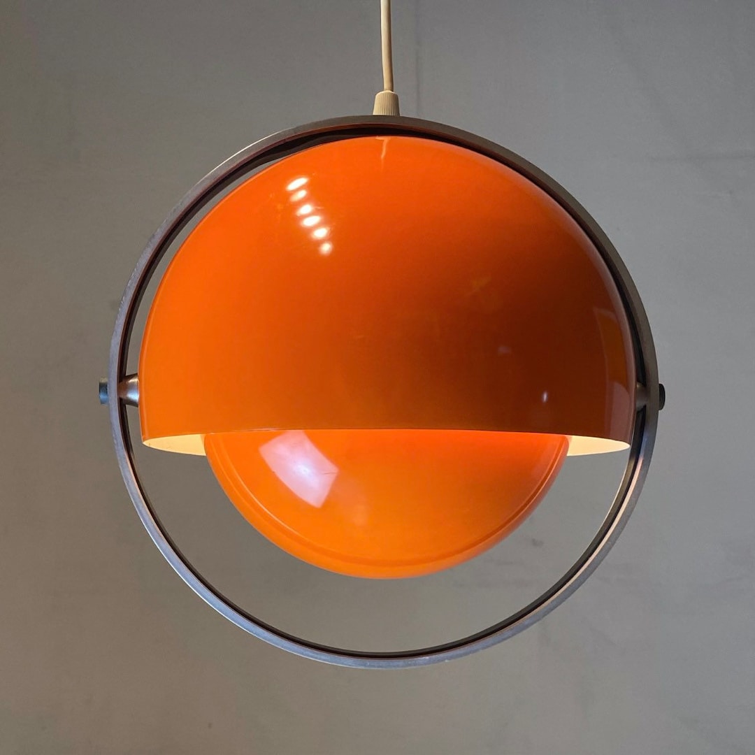 Vintage Moonlight Space Age Ceiling Lamp by Buch & Jørgensen, Denmark ...