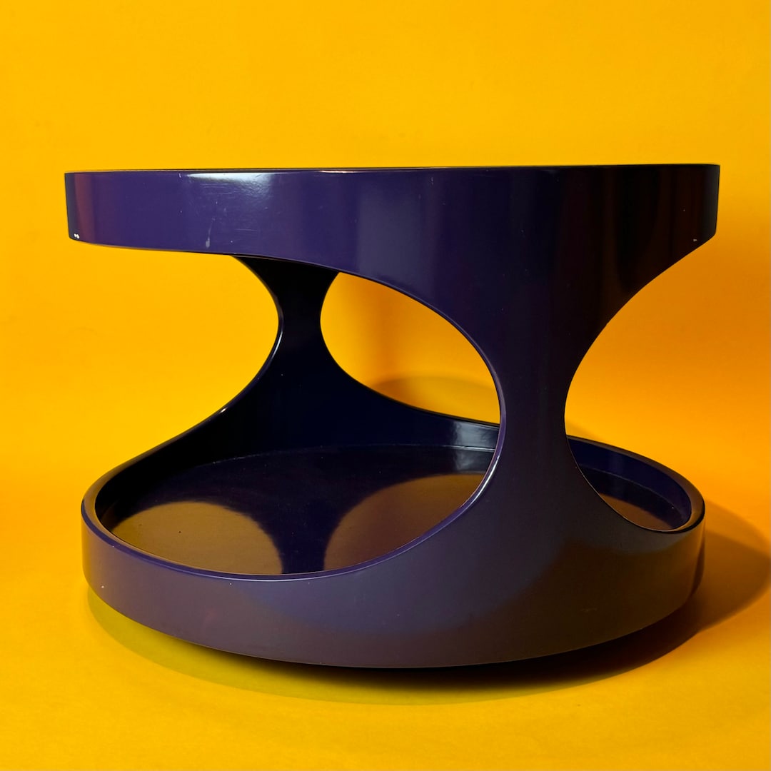 Super Rare Deep Purple Nebu Table, Holland 1970s. - Etsy