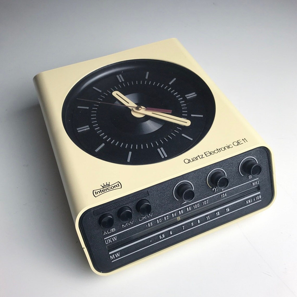 Radio Clock Made by Intercord Germany 1970s. - Etsy