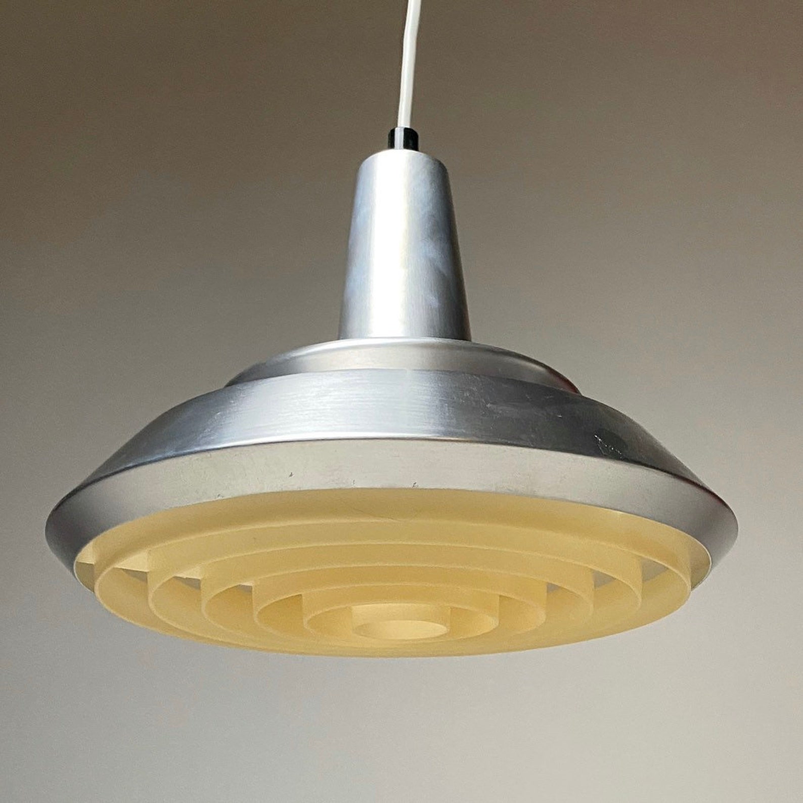 Classic 1970s Danish Ceiling Light by Lyskaer. | Etsy