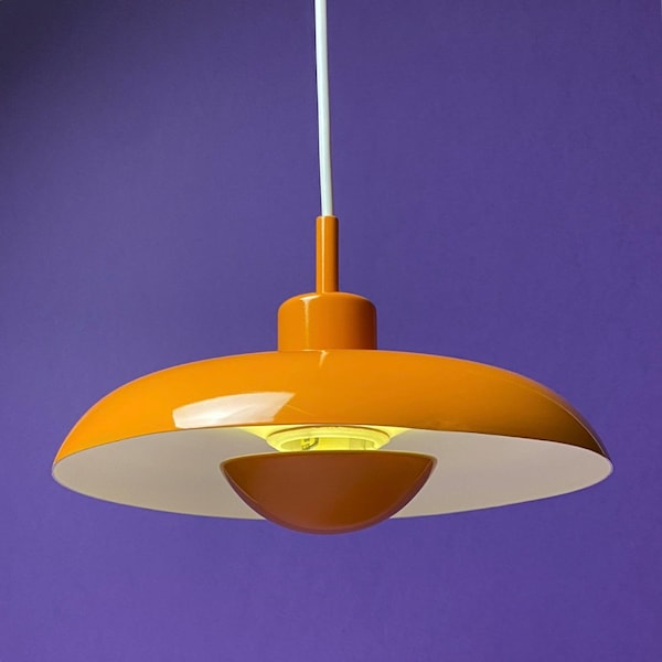 Orange Ceiling Light - Etsy