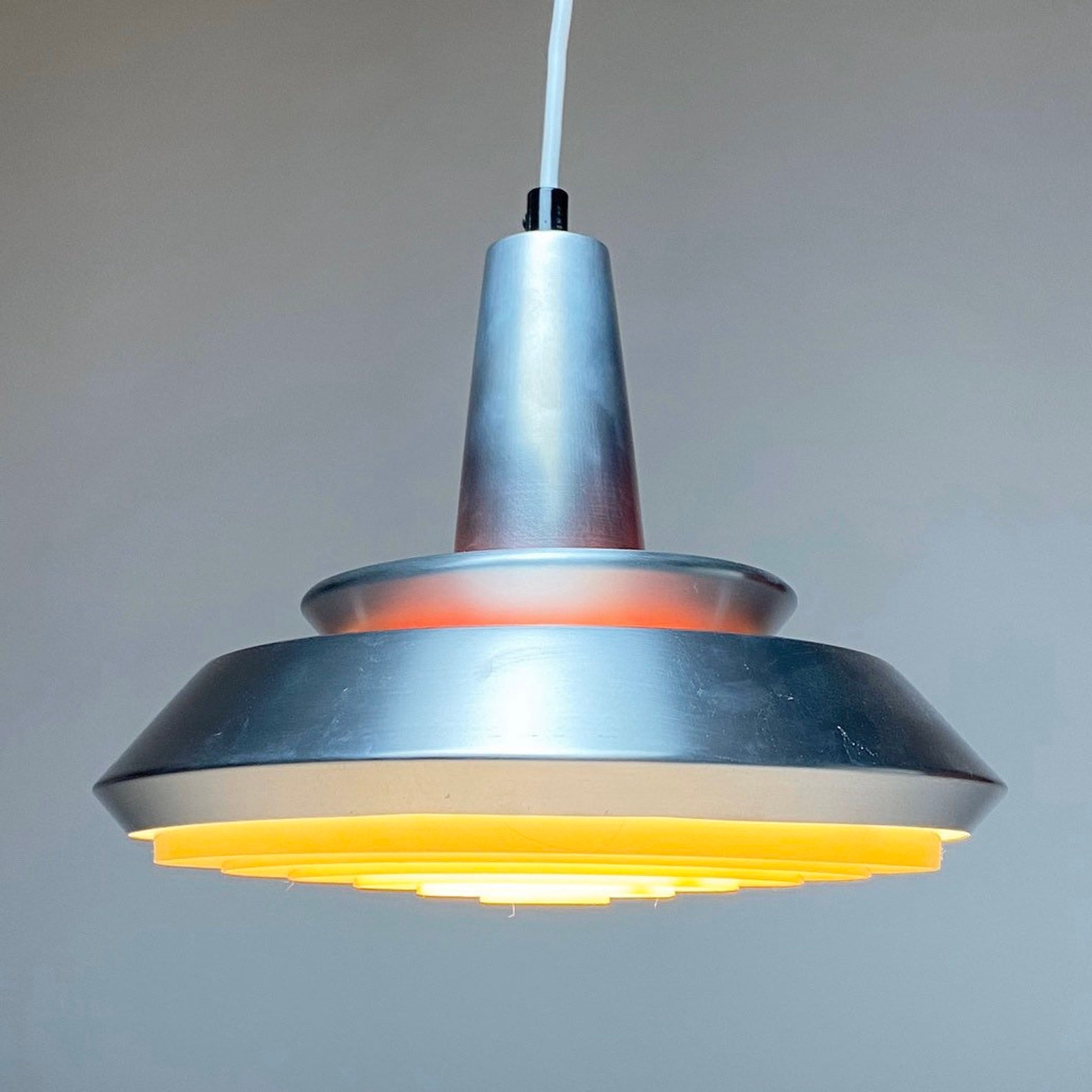 Classic 1970s Danish Ceiling Light by Lyskaer. - Etsy