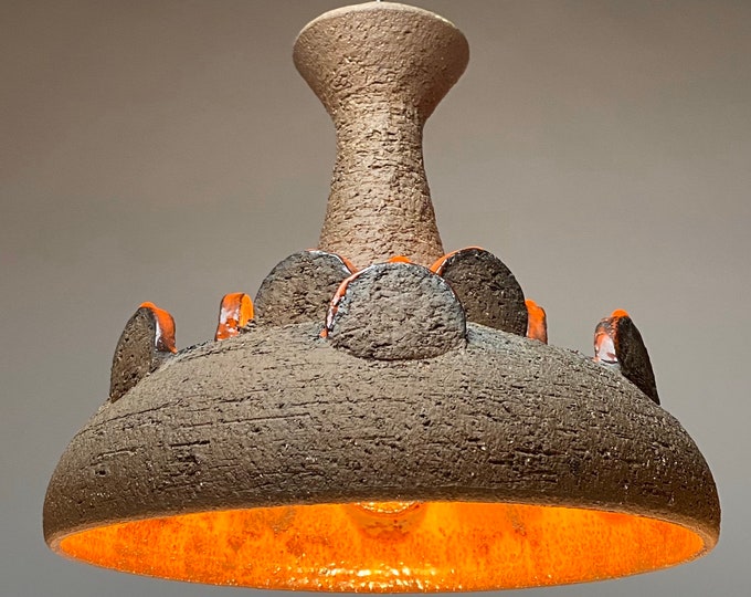 Beautiful Bohemian Style Ceramic Ceiling Light With Thich - Etsy