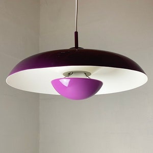 Piet Hein Ra40 Glossy Purple Ceiling Light by LYFA, Denmark 1970 ...
