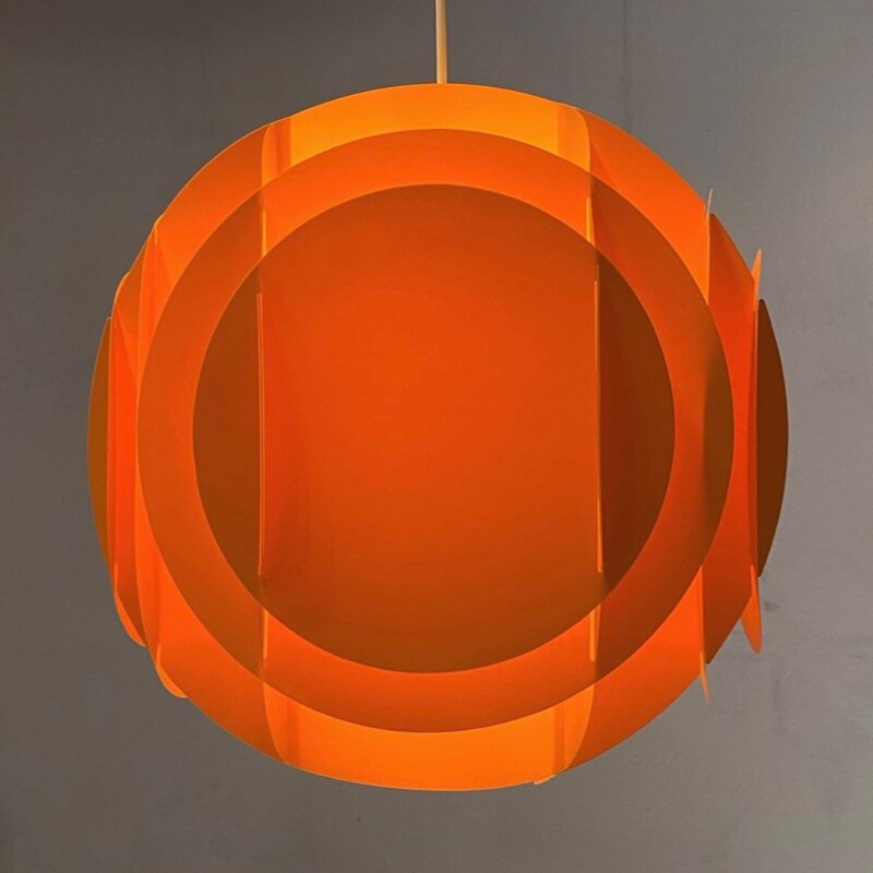 Orange Ceiling Light - Etsy
