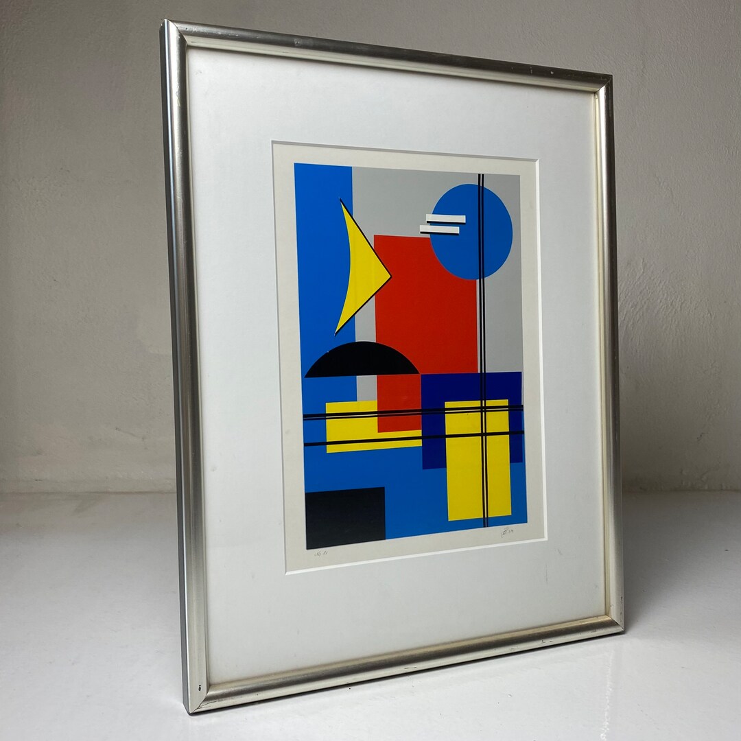 Vintage Art Piece No.21 Constructivism, Denmark 1989 - Etsy