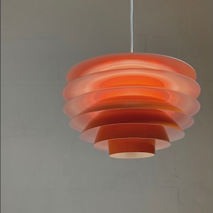 Midcentury Modern Danish Design Orange Lacquered Ceiling by Sven ...