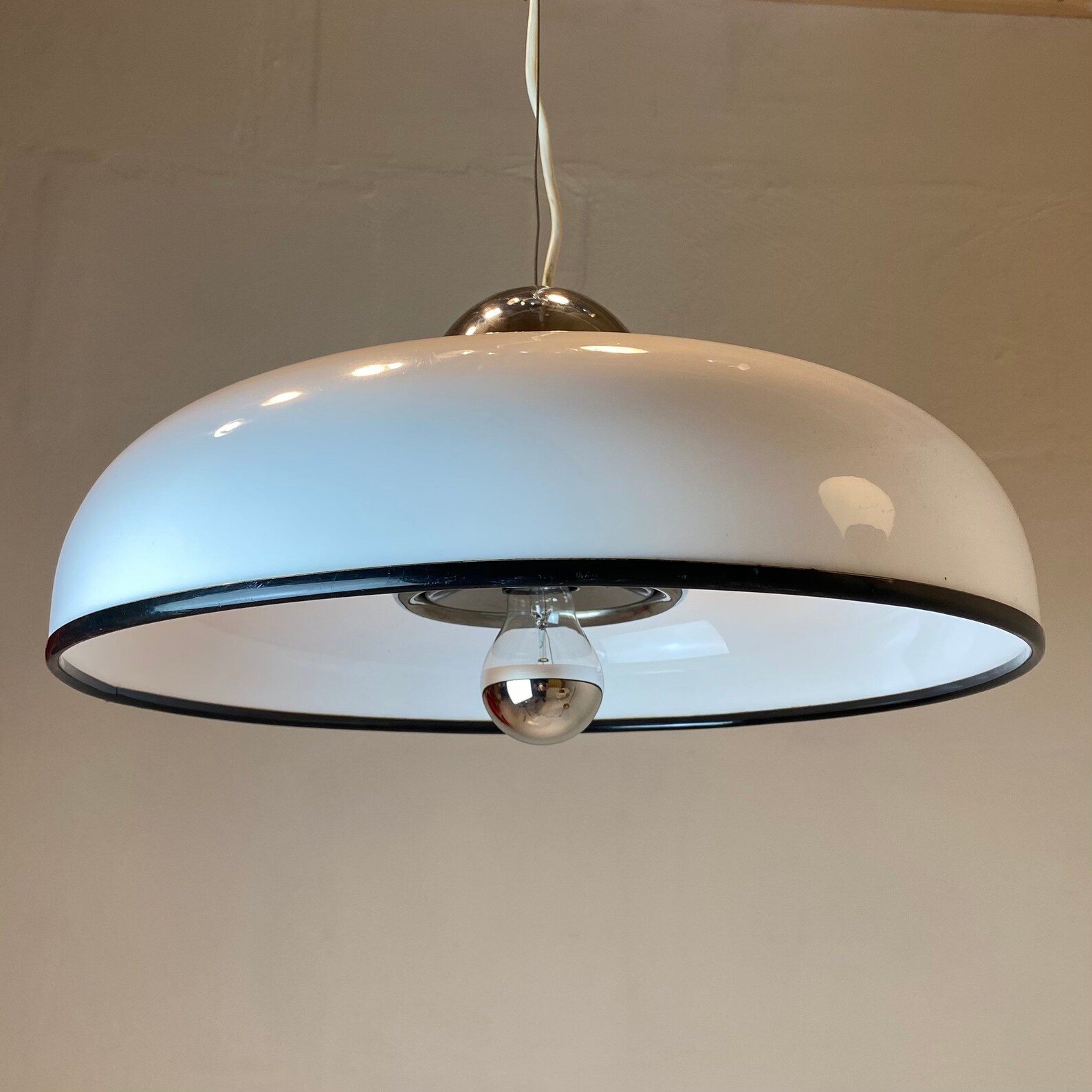 Luigi Massoni Ceiling Light Bud for Guzzini Italy 1970s. | Etsy