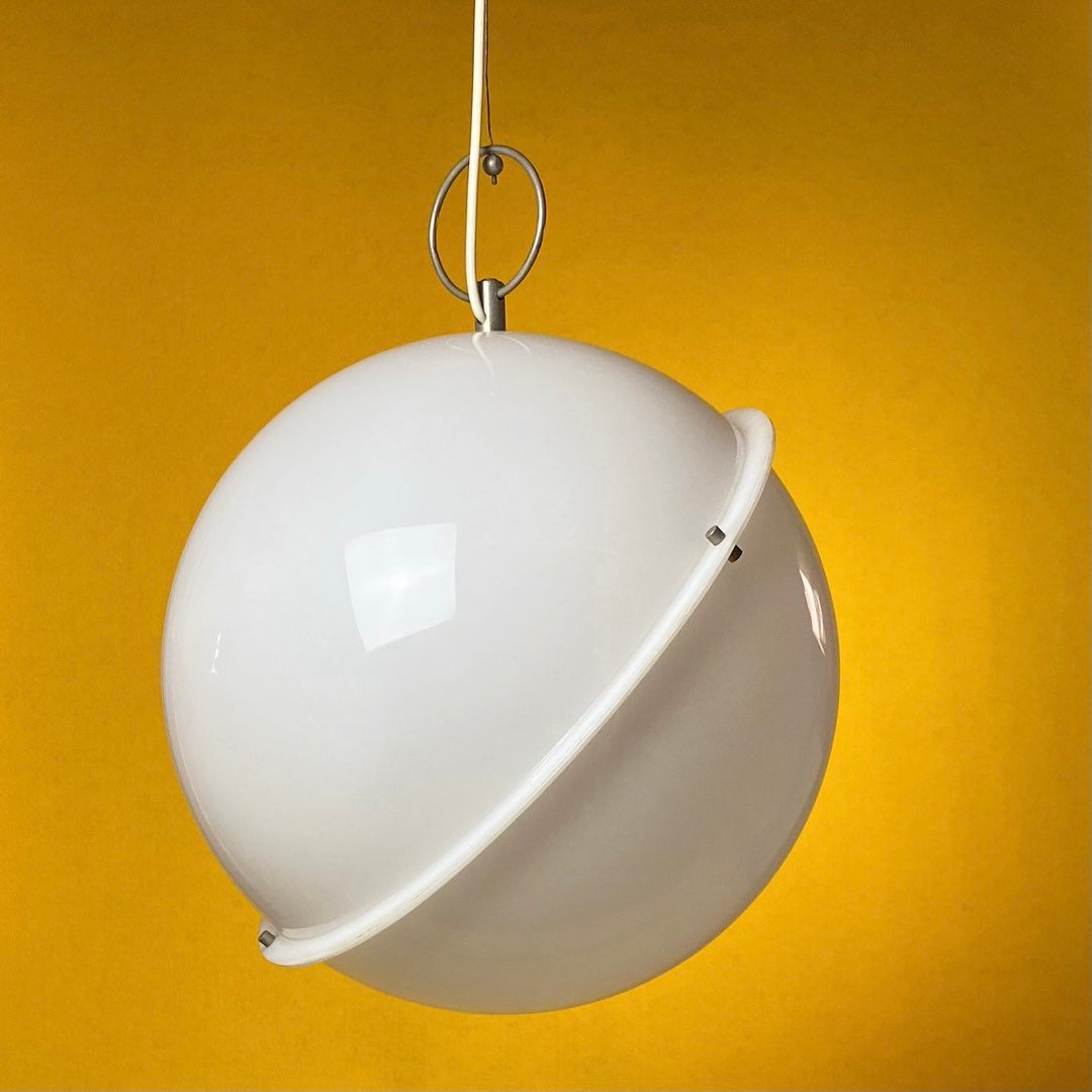 Huge Ball-shaped Space Age Ceiling Lamp – Temde Leuchten, Switzerland ...