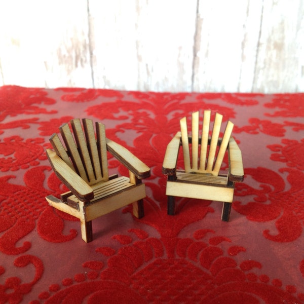 Miniature Adirondack Chairs - Etsy