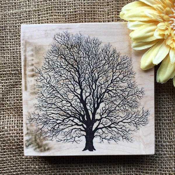 Bare Tree Stamp - Etsy