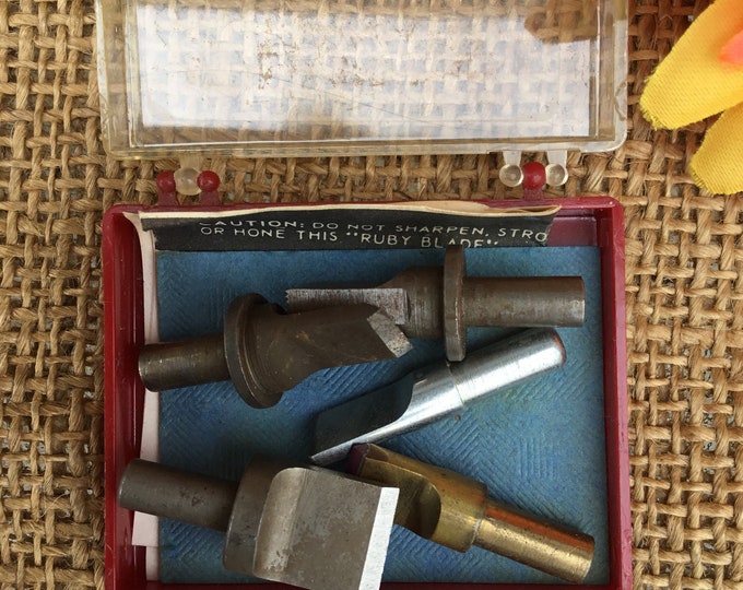 5 Swivel Knife Blades | Ruby Swivel Knife Blade | 1/2" Swivel Knife ...