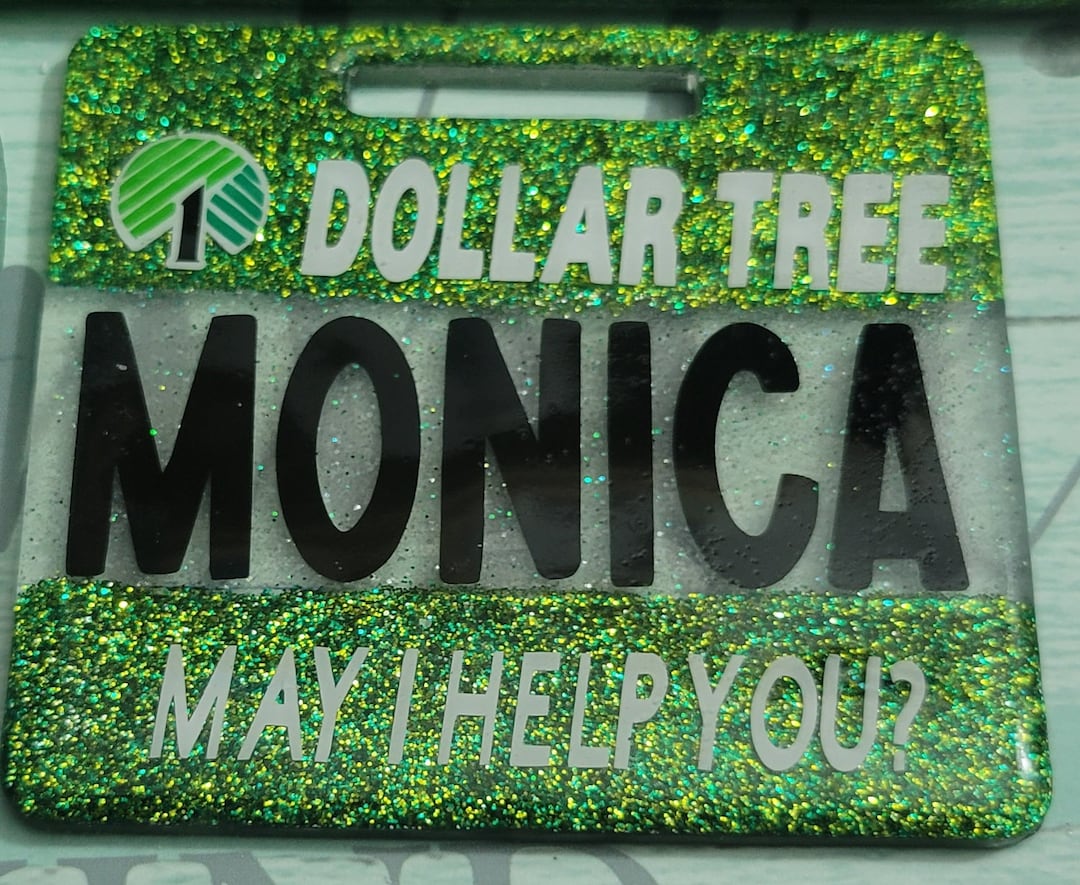 Dollar Tree Name Badge - Etsy