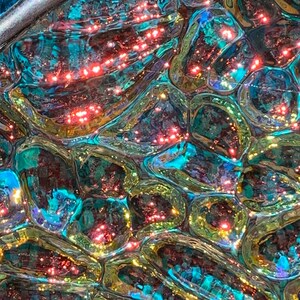 Stained Glass Panel With Dichroic Glass - Etsy