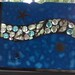 Ocean Stained Glass Panel With Wavy Glass and Cut Shells - Etsy