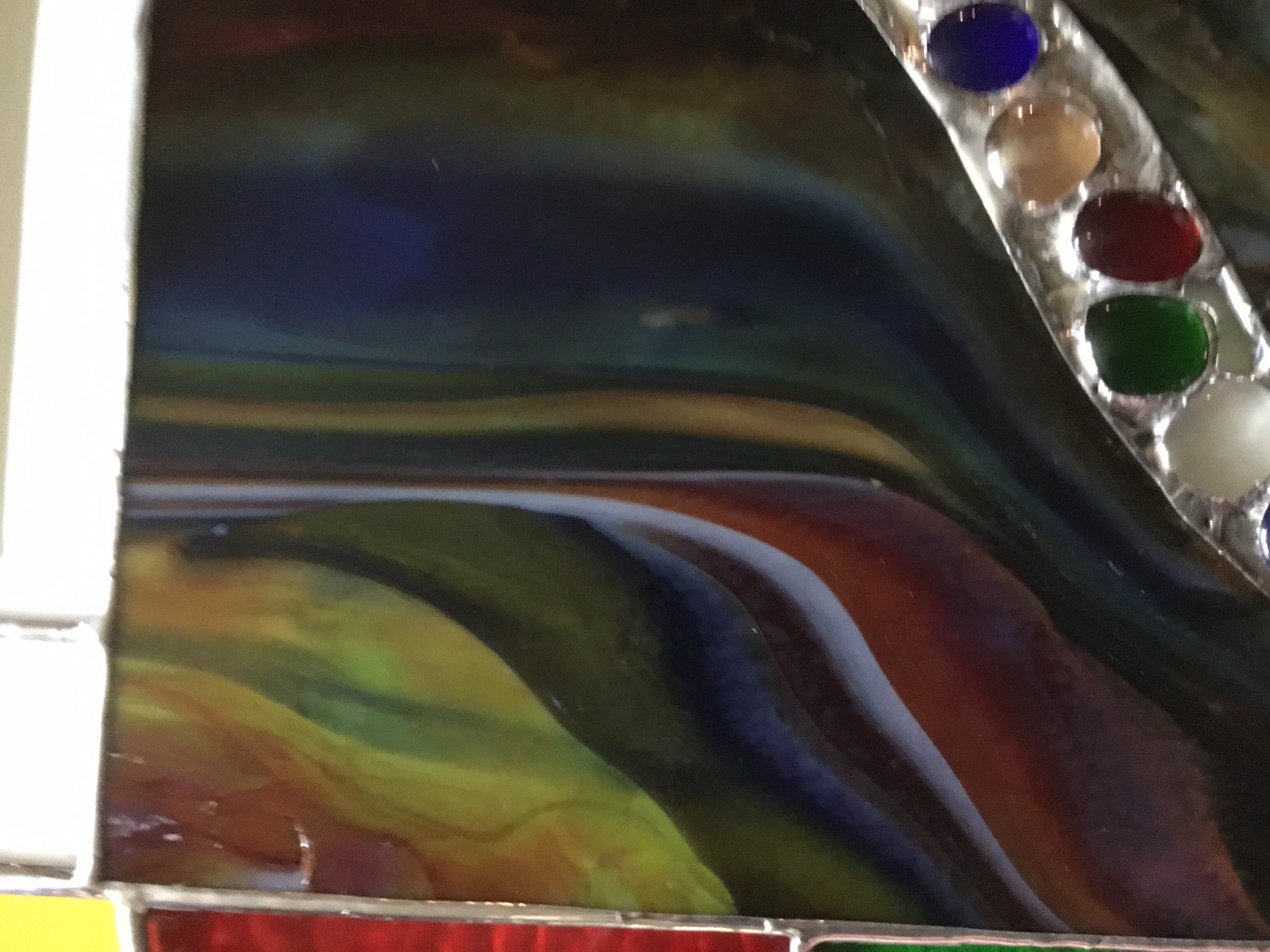 Stained Glass Panel With Rainbow Colors - Etsy