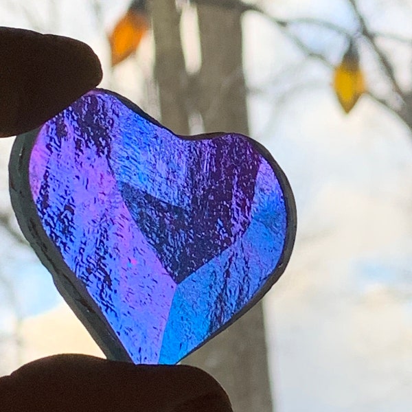Beveled Glass Heart - Etsy