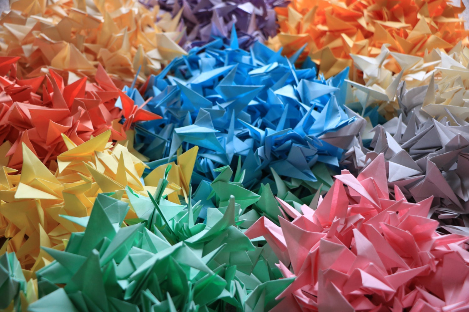 1000 Origami Flapping Cranes! 10 Different Colours! - Etsy