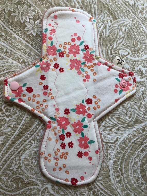 9.5 Inch Reusable Pantiliner for Light Flow Floral Flow - Etsy