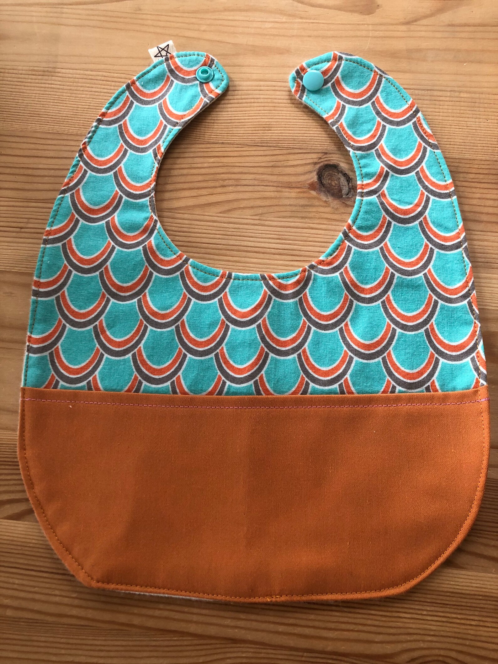 Single Bib for Toddler 1-4 Years Fish Tails With Pocket - Etsy