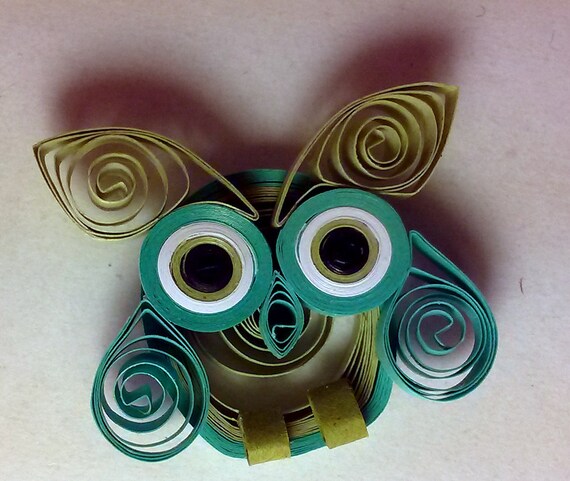 Paper Quilled Owl | Etsy