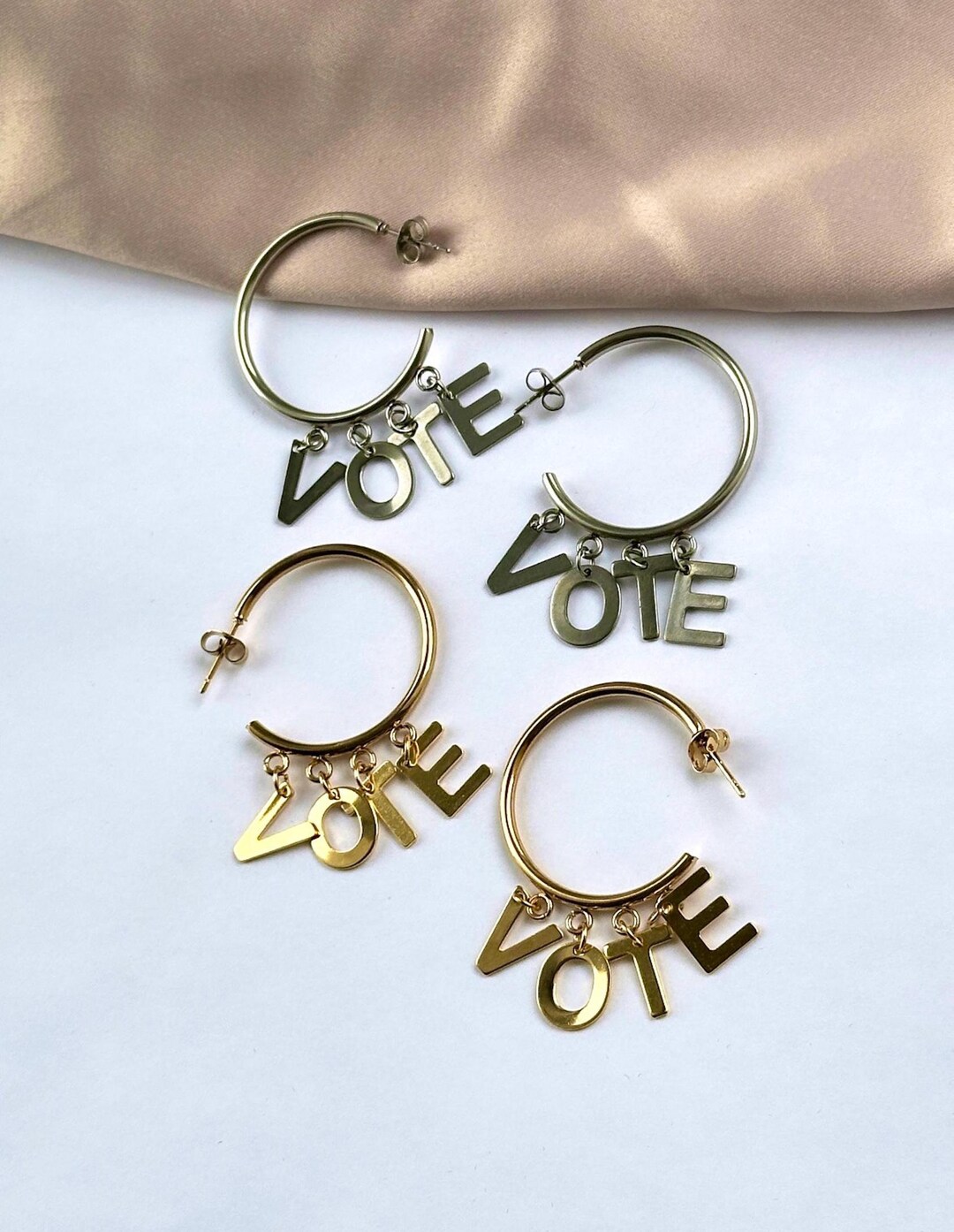 Vote Earrings, Elections 2024, Political Earrings, Vote Jewelry ...