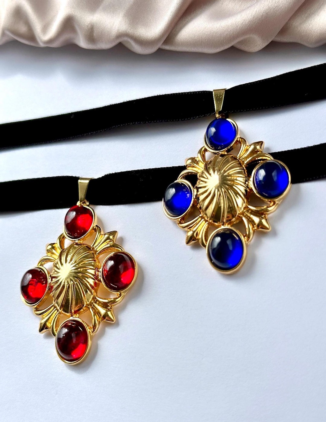 Renaissance Choker, Tudor Necklace, Medieval Necklace, Antique Choker ...