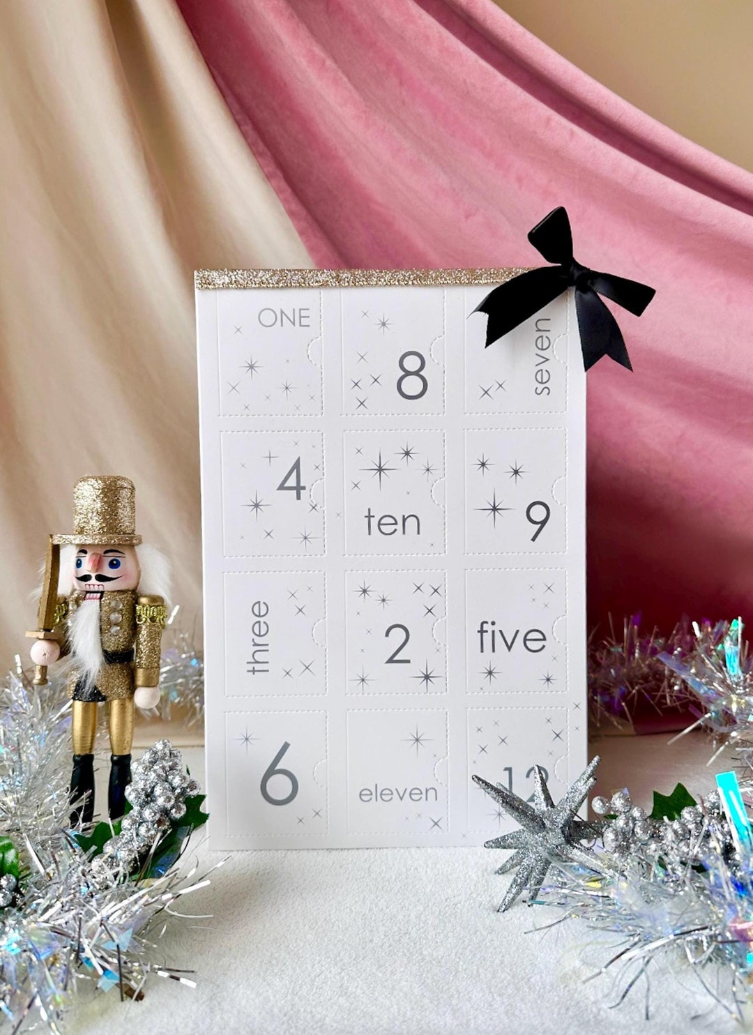 White Advent Calendar, Jewelry Advent Calendar 2024, 24 Days Advent ...