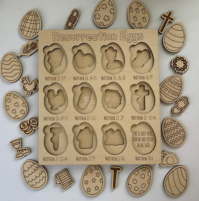 Resurrection Egg Puzzle Easter Puzzle Easter Basket Gift - Etsy
