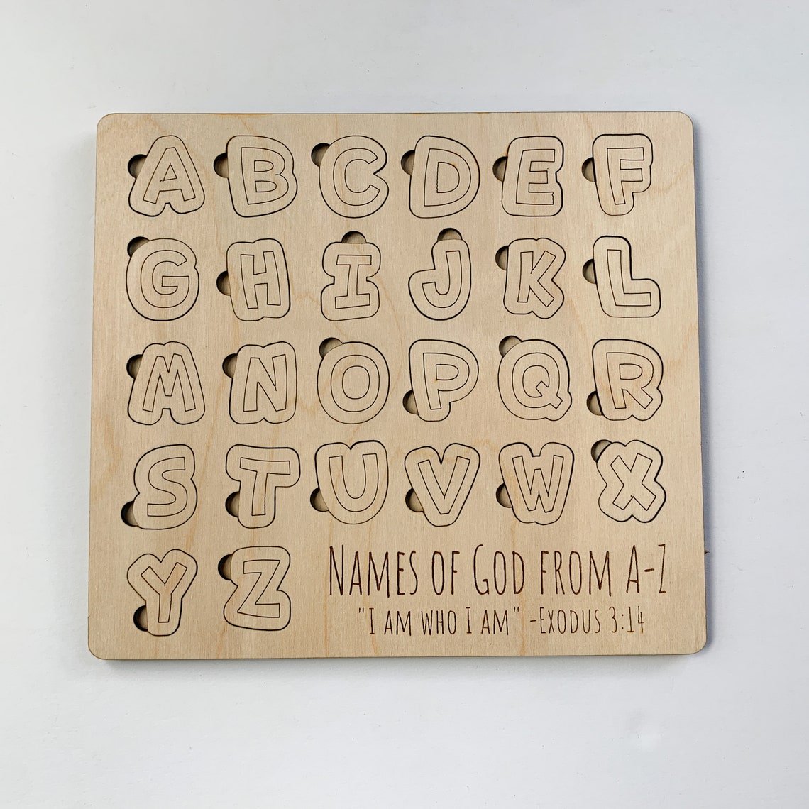 Names of God Puzzle Wooden Bible Puzzle Wooden Puzzle - Etsy