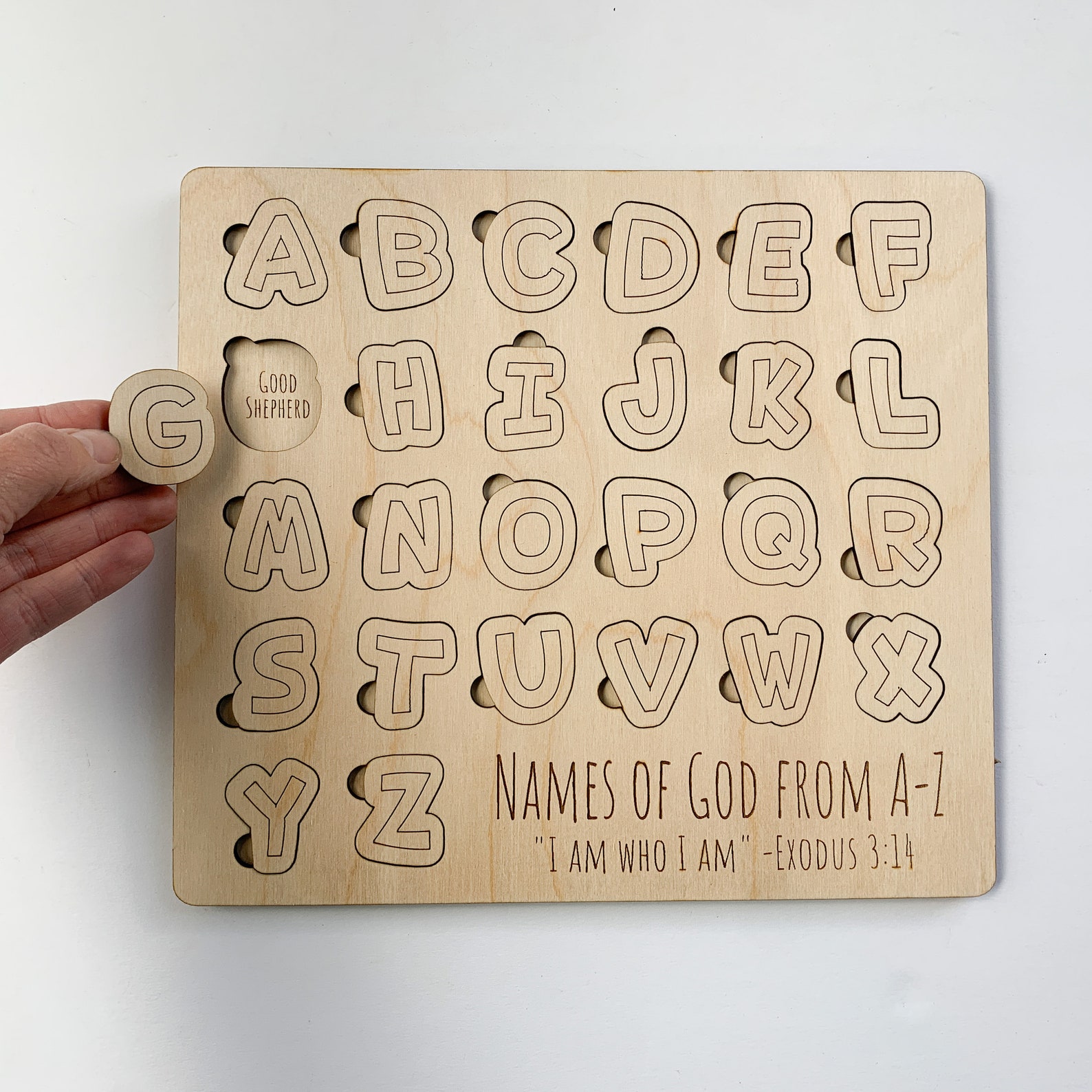 Names of God Puzzle Wooden Bible Puzzle Wooden Puzzle - Etsy