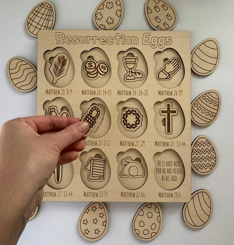 Resurrection Egg Puzzle Easter Puzzle Easter Basket Gift - Etsy