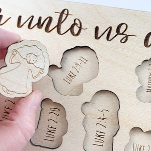 Nativity Puzzle | Christmas Puzzle | Wooden Puzzle | Advent Puzzle ...