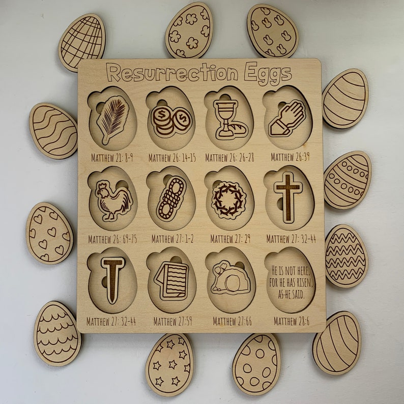 Resurrection Egg Puzzle Easter Puzzle Easter Basket Gift - Etsy