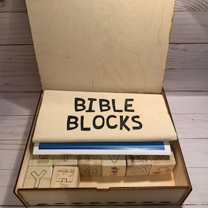 Bible Story Blocks | Christian Homeschool Learning Tool - Etsy