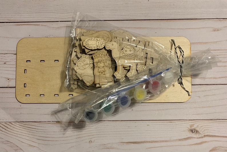 Paint-your-own Nativity Set - Etsy