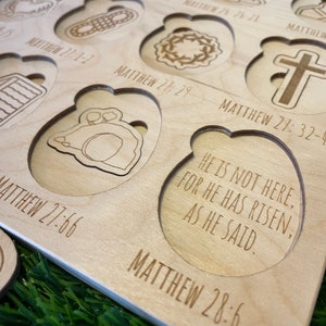 Resurrection Egg Puzzle | Easter Puzzle | Easter Basket Gift | Easter ...