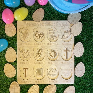 Resurrection Egg Puzzle | Easter Puzzle | Easter Basket Gift | Easter ...