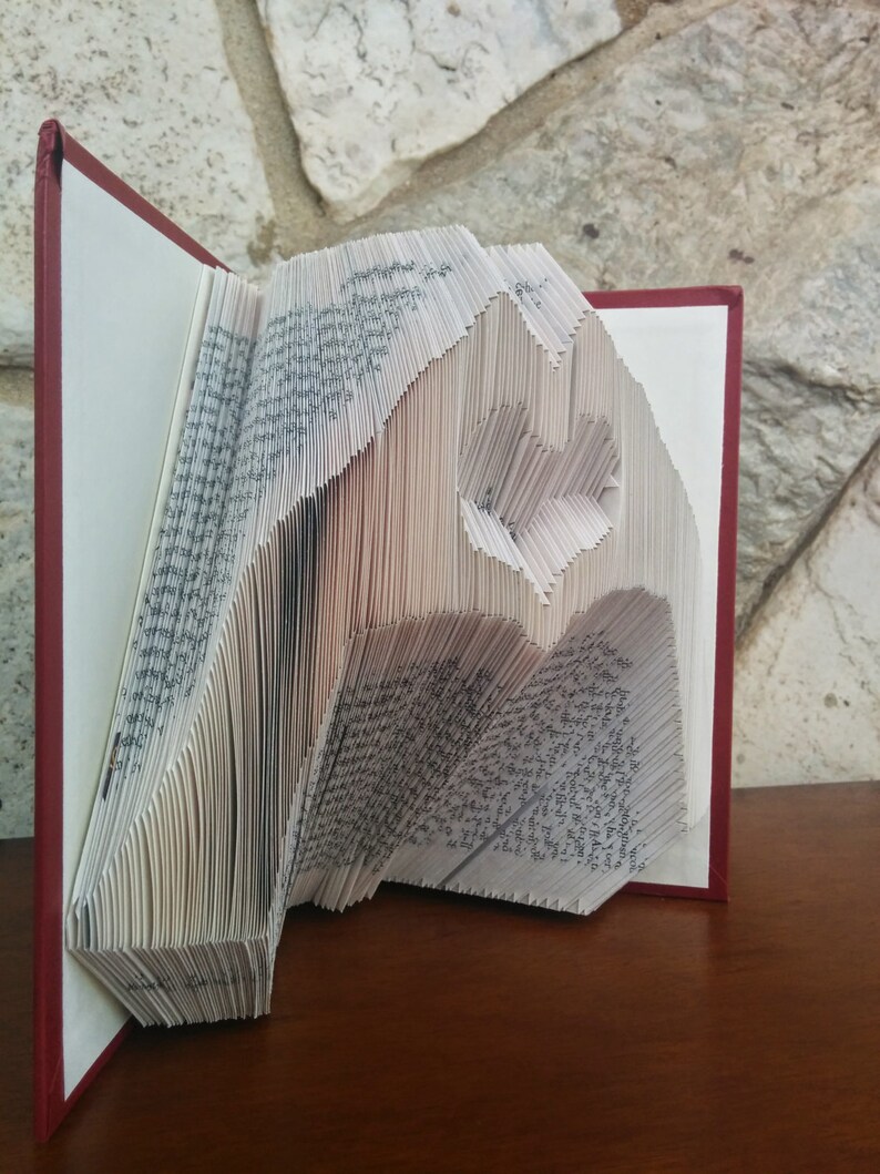Love Hands - Folded Book Art - Fully Customizable, Romantic, Heart ...