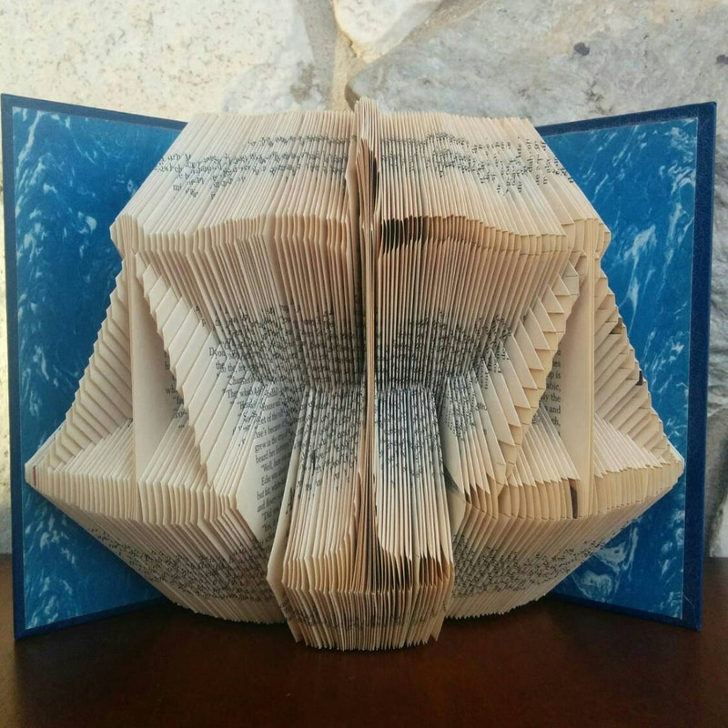 Upcycled Book Art - Etsy