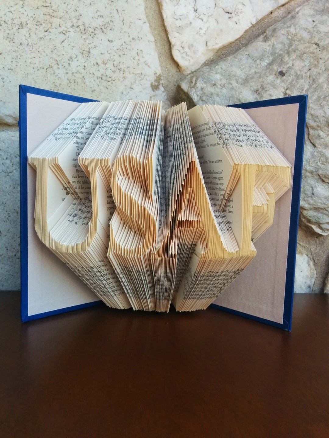 USAF - Folded Book Art - Fully Customizable, Military, Air Force - Etsy