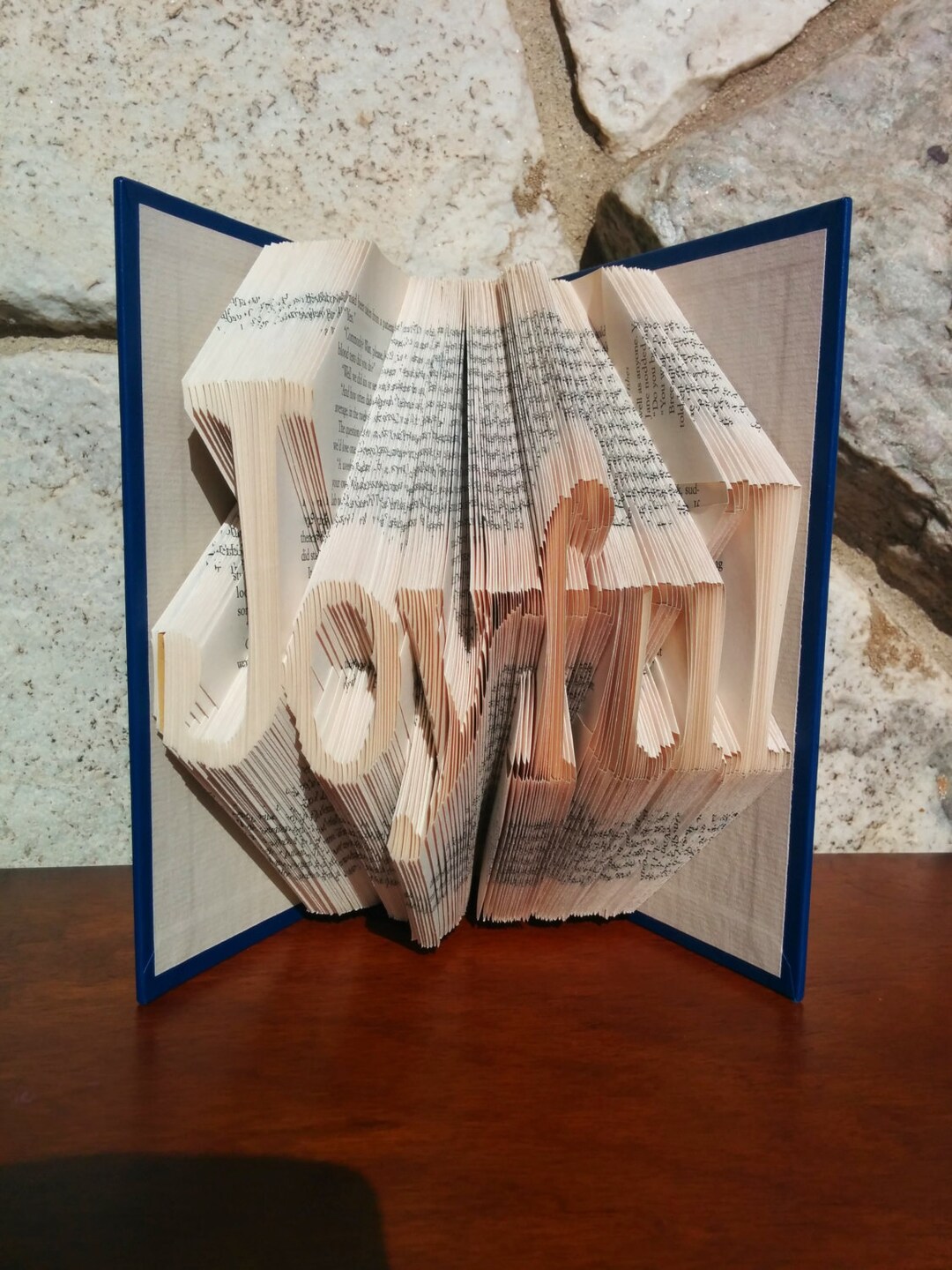 Joyful - Folded Book Art - Fully Customizable, Joy, Happiness, Life ...